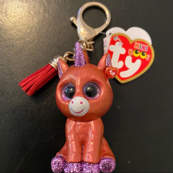 Accessories | Ty Unicorn Beanie Boos Keychain New | Poshmark